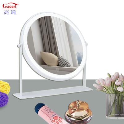 Cina Specchio di vetro di metallo LED trucco personalizzato Vanità Compatto Ideale per la vita quotidiana e la decorazione domestica in vendita