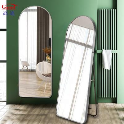 Cina Aluninium Alloy Frame Large Stand Barber House Decor Mirror for Modern Stylish Style in vendita