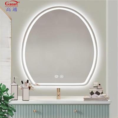 Cina Salone di fitness intelligente con specchietto a parete di vanità a lunghezza completa con luce LED rotonda in vendita