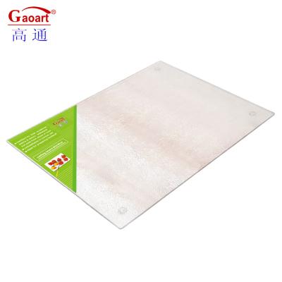 Cina Tempered Glass Square Cheese Kitchen Cutting Board with Classic Design and Custom Size in vendita