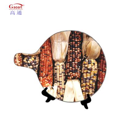 Cina Sustainable Tempered Cutting Board for Glass Dining Table Wedding Black Glass Placemate in vendita
