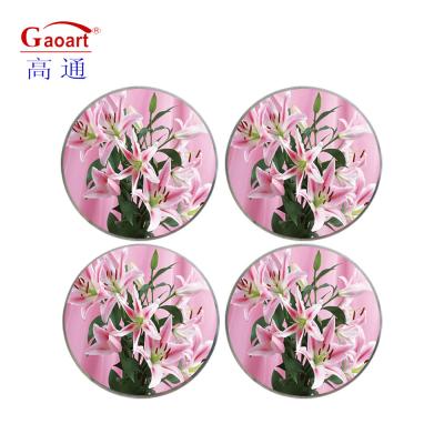 Cina Green Tempered Cutting Board with Handle ALL-Season Table Decoration Accessories Type in vendita