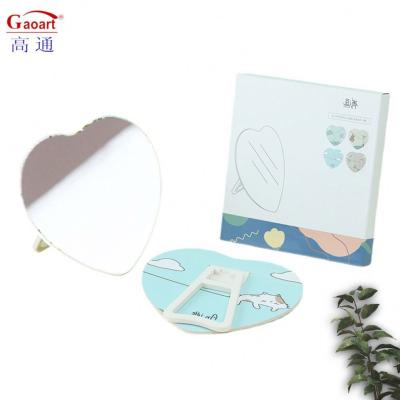 Cina Applica il trucco in qualsiasi luogo con il nostro specchio cosmetico di plastica rivestito di carta in vendita