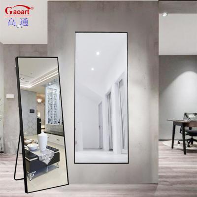 China Full Body Salon Wandlengte Spiegel met Modern Stijlvol Ontwerp en Aluminium Alloy Frame Te koop