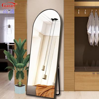 Cina Decorazione murale del soggiorno stile moderno comodino extra grande con specchio in vetro d'argento in vendita