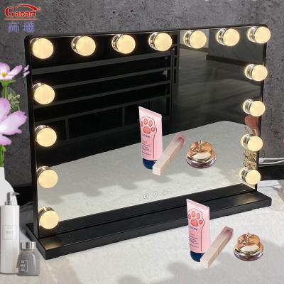 Cina Hollywood Mirror Upgrade Your Beauty Space with Our Stylish and Functional Mirror in vendita