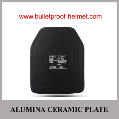 China El panel de cerámica de la placa de China del ejército NIJ IV del alúmina a prueba de balas barato al por mayor de la policía en venta