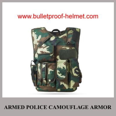 China La policía armada barata al por mayor de China NIJ camufla a Armor Bulletproof Vest militar en venta