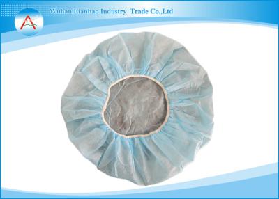 Cina Cappelli chirurgici eliminabili della striscia non tessuta ecologica dell'ospedale bianchi/blu in vendita