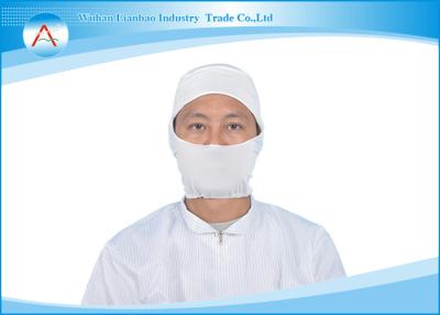 Cina Giallo/bianco antistatici del cappuccio di abitudine ESD degli accessori degli abiti del tessuto in vendita