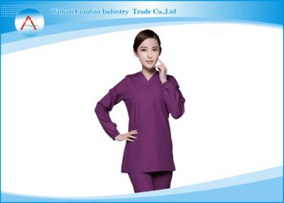 Cina Il cotone classico dell'infermiere medico sfrega le progettazioni del poliestere di verde del vestito delle uniformi in vendita
