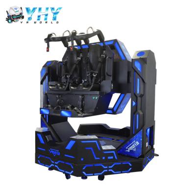 중국 2 좌석 9D VR 시뮬레이터 1080 각도 회전 게임기 판매용