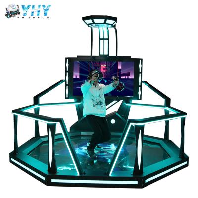 China Raum-Spiel-Maschine 9D Vr Walker Shooting Simulator 3.0m breite stehende zu verkaufen