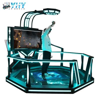 China Raum-Spiel-Maschine 9D Vr Walker Shooting Simulator 3.0m breite stehende zu verkaufen