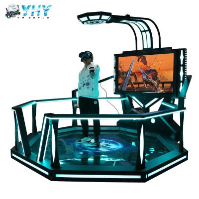 China Raum-Spiel-Maschine 9D Vr Walker Shooting Simulator 3.0m breite stehende zu verkaufen