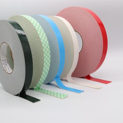 Cina Campione gratuito 0,5 mm 0,8 mm 1 mm 1,5 mm 2 mm 3 mm Colla acrilica solvente Fodera blu Nastro adesivo in schiuma biadesivo bianco nero in vendita