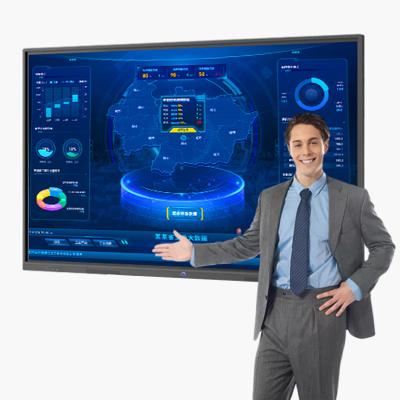 China 98 Inch All in One Pc Touch Screen Multimedia HD Smart Education Smart TVs Conference Television Interact Whiteboard for sale