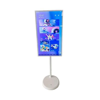 China Stand Portable With Battery Touch Televisions Smart TVs Display 27 Inch 32 Inch for sale