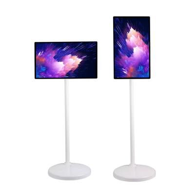 China Brand New Movable Stand Smart TV 21.5 Inch Touch Screen Tablet Wireless Television Display Portable Mobile TV for sale