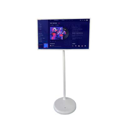 China Factory Manufactur Television 21.5inch Display Portable TV With Battery Power Smart Screen Touch Rechargeable Wireless Mobile TV for sale