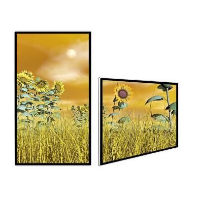 China Wall Mounted Advertising Machine 32/43 Signage Display with Touch Screen Internet Advertising Display Other Trade Show Equipment for sale