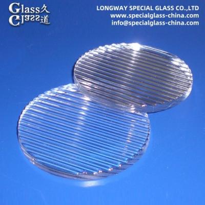 China Processamento óptico de lentes de vidro de borosilicato com superfície linear à venda