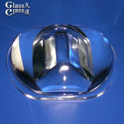 China Borosilicato de vidro personalizado Cob Lentes LED para lâmpada de rua à venda