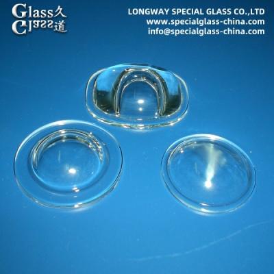 China Lentes de revestimento de vidro de borosilicato para lentes de lâmpadas de túnel à venda