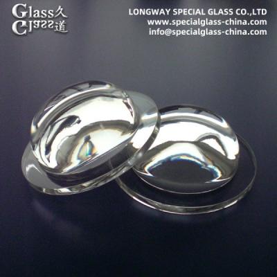 China Lentes de cobertura de lâmpadas de vidro de borosilicato óptico para lentes de luz subaquática à venda
