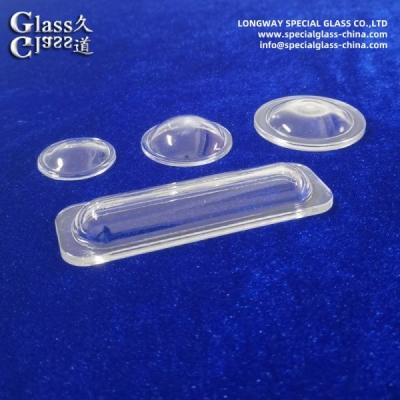 China Lentes de vidro de Pyrex resistentes a choques térmicos para iluminação e iluminação difusa à venda