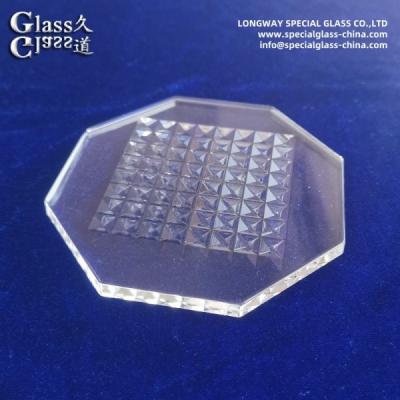 China Lentes de cobertura LED de Pyrex com textura ópticamente clara para saída de iluminação LED clara à venda