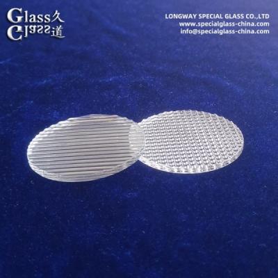 China Lentes de espalhamento de vidro de borosilicato duráveis para luminárias industriais à venda