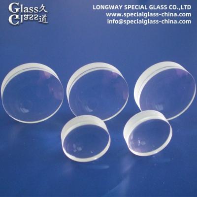 中国 高伝導性 51mm BK-7 球状溶融シリカ凸レンズ 販売のため