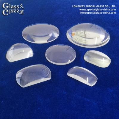 China Lentes convexas de vidro borosilicato resistente a UV para iluminação de palco exterior à venda