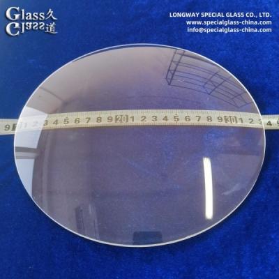 China Vidro de ampliação de borosilicato óptico de grande diâmetro para iluminação LED de área larga à venda
