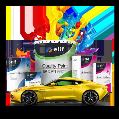 China High Gloss Heat Resistant 1K Solid Color Auto Base Car Paint Standard Purple Car Painting Refinish Advertising Billboard Paint for sale