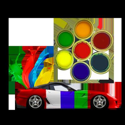 China Weather Resistance Advertising Billboard Paint Autobody Repair Cyanine 1K Basecoat Automotive Coating Refinish Auto Car Paint for sale