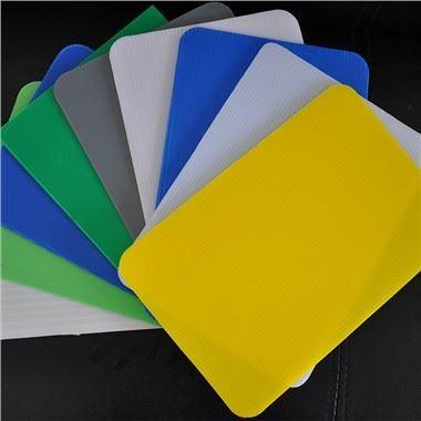 China Antistatic Twinwall PP Sheet Yellow Outdoor PP Hollow Board Waterproof for sale
