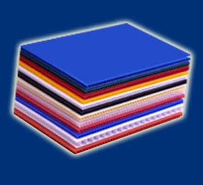 Cina il nero del cartone ondulato di 1.5-12mm Corflute pp ha ondulato gli strati di plastica in vendita