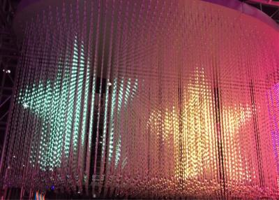 Cina Esposizione di LED dell'interno 3D per muoversi, tenda commerciale della luce della corda di 3D LED in vendita