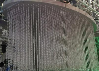 Cina Tenda pieghevole economizzatrice d'energia 15~75HZ della maglia della banda LED della palla rotonda 3D in vendita