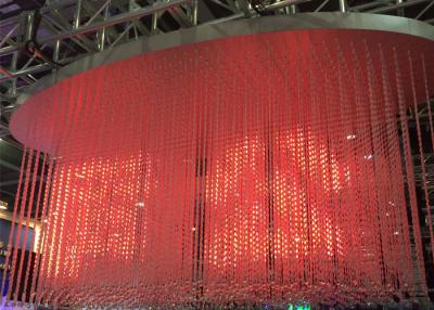 Cina Esposizione di LED decorativa DMX512 3D, schermo della striscia di P45mm 5050 SMD LED in vendita
