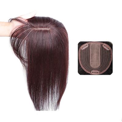 Cina Direct Women's Toupee with 100% Human Hair and Silk Base in Small/Large/Average Size in vendita