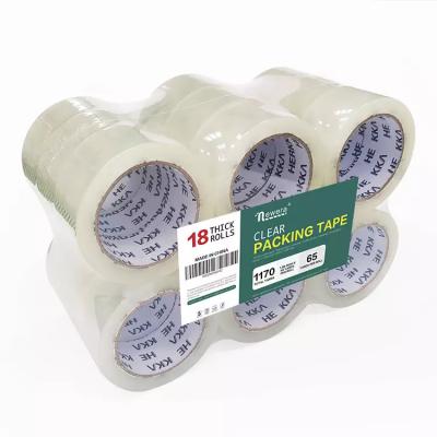 Cina Super Clear Low Noise BOPP Packing Tape Sealing Pressure Sensitive Tape Waterproof in vendita