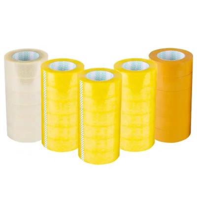 Cina Yellow Color Printing Adhesive Bopp Packaging Sealing Tape Customized in vendita