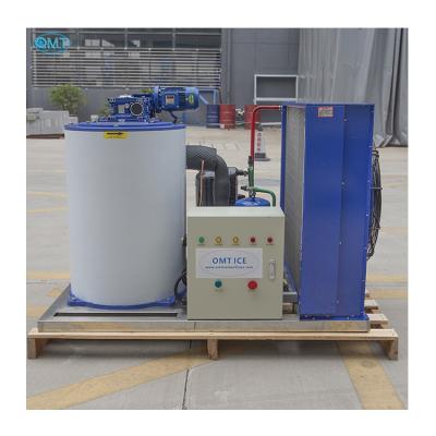 1.5 Ton Saltwater Flake Ice Machine Stainless Steel Rustproof For Fish Cooling