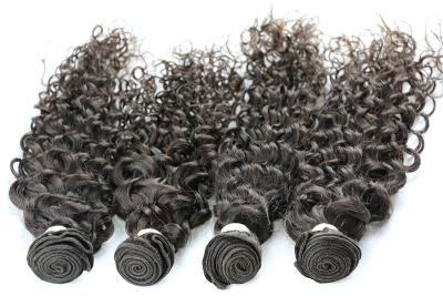 Bouclé frisé d'Afro de prolongements noirs naturels de cheveux pour des femmes de couleur