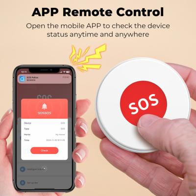 Tuya WIFI Smart SOS Call Button Wireless Caregiver Pager Smart Call System Nurse