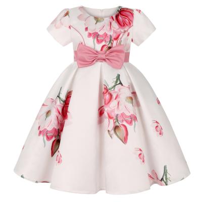 Cina Vestito gonfio dal retro arco della stampa dei bambini dell'abbigliamento dei bambini di estate in vendita