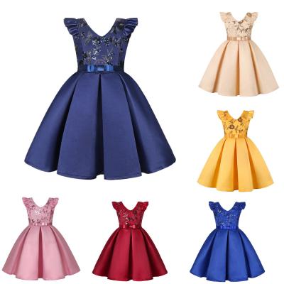 Cina Principessa festiva Dress del partito del vestito dallo zecchino dei bambini dell'abbigliamento dei bambini di estate in vendita